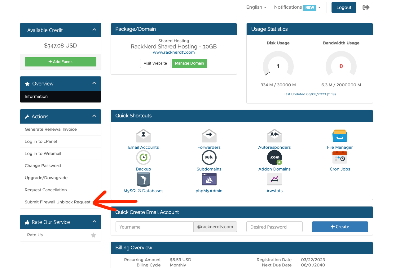 Introducing New Firewall Unblocker Feature for Shared/Reseller Hosting ...