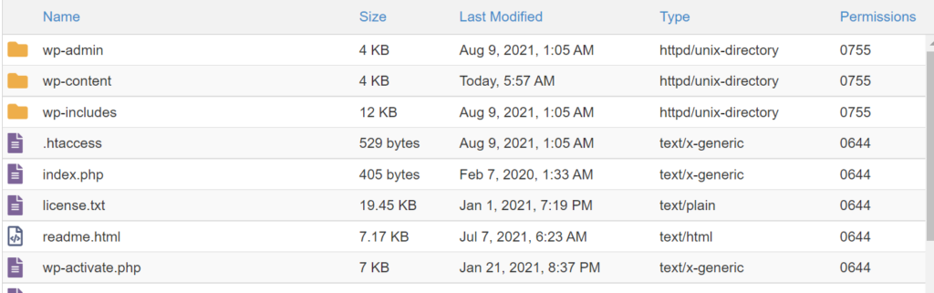 How to create or locate default .htaccess file for Wordpress — RackNerd
