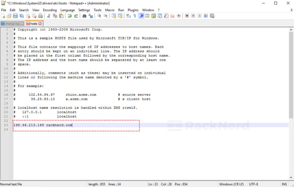 How to preview a website without changing DNS? — RackNerd