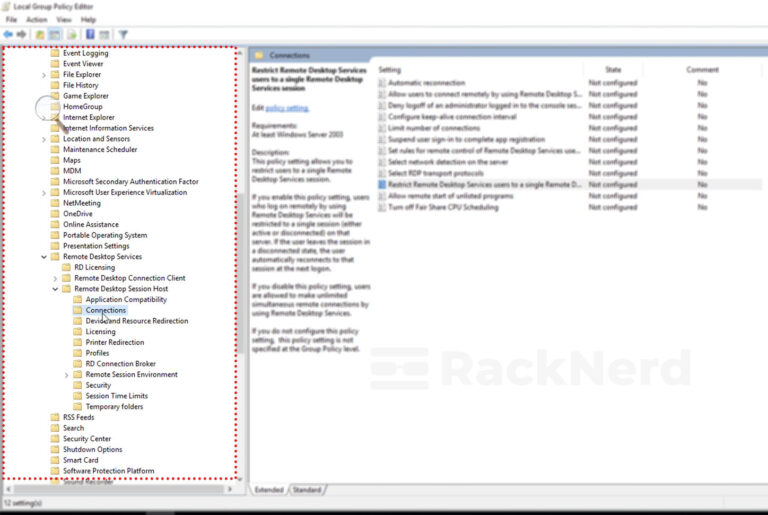 How to allow multiple RDP sessions at the same time? — RackNerd