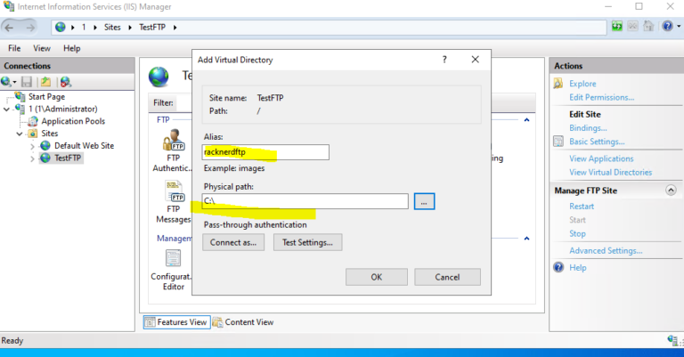 How to Setup FTP Server on a Windows VPS — RackNerd