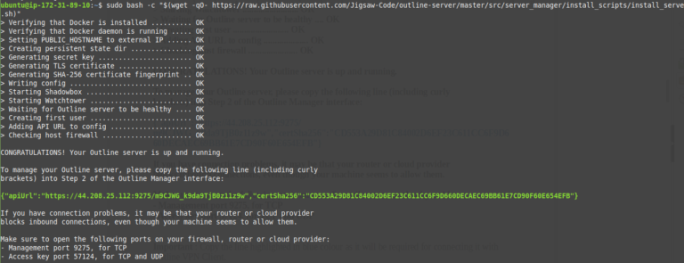 How to Install Outline VPN on Ubuntu — RackNerd