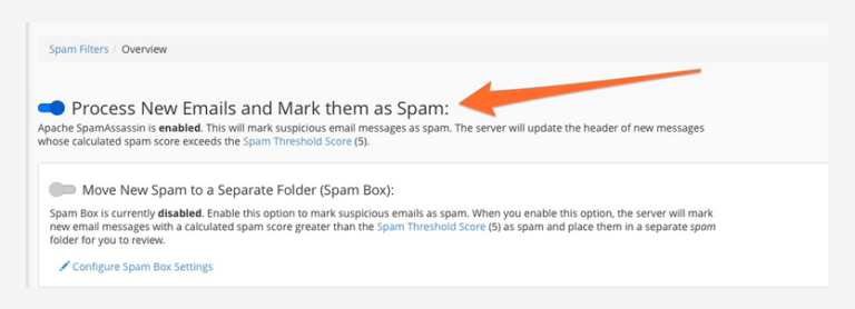 How to Configure SpamAssassin on cPanel — RackNerd