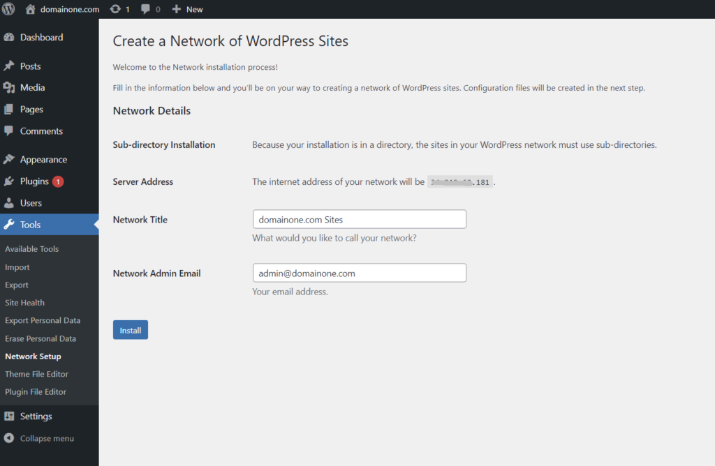 How to Setup Wordpress Multisite — RackNerd How to Setup Wordpress Multisite — RackNerd