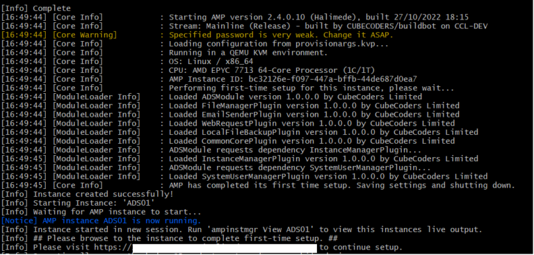 How to Install AMP Game Server Management Panel — RackNerd