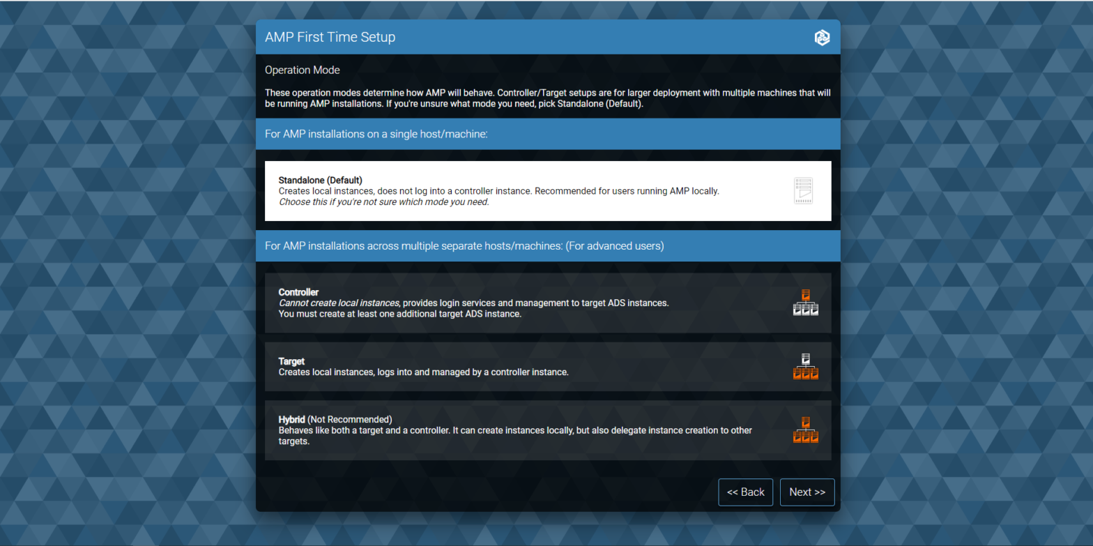 How to Install AMP Game Server Management Panel — RackNerd