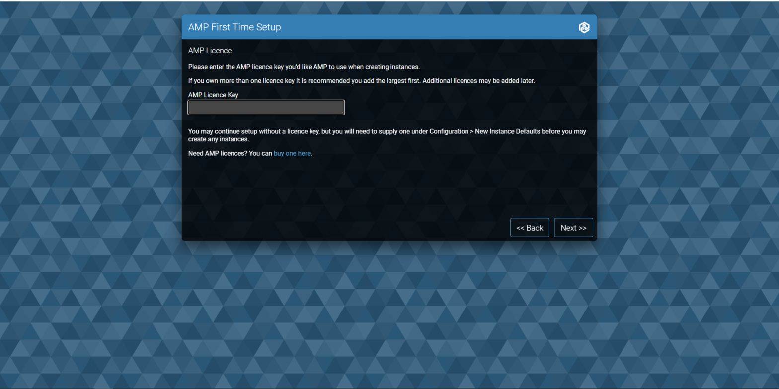 How to Install AMP Game Server Management Panel — RackNerd