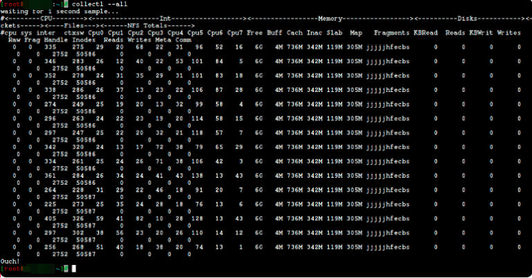 Collectl: Advanced Monitoring Tool for Linux — RackNerd