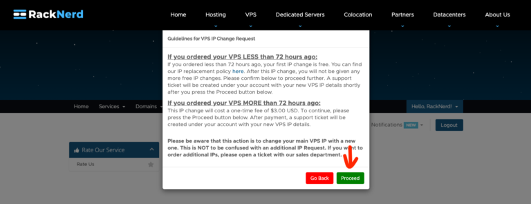 Changing Your VPS Primary IPv4 Address with RackNerd — RackNerd