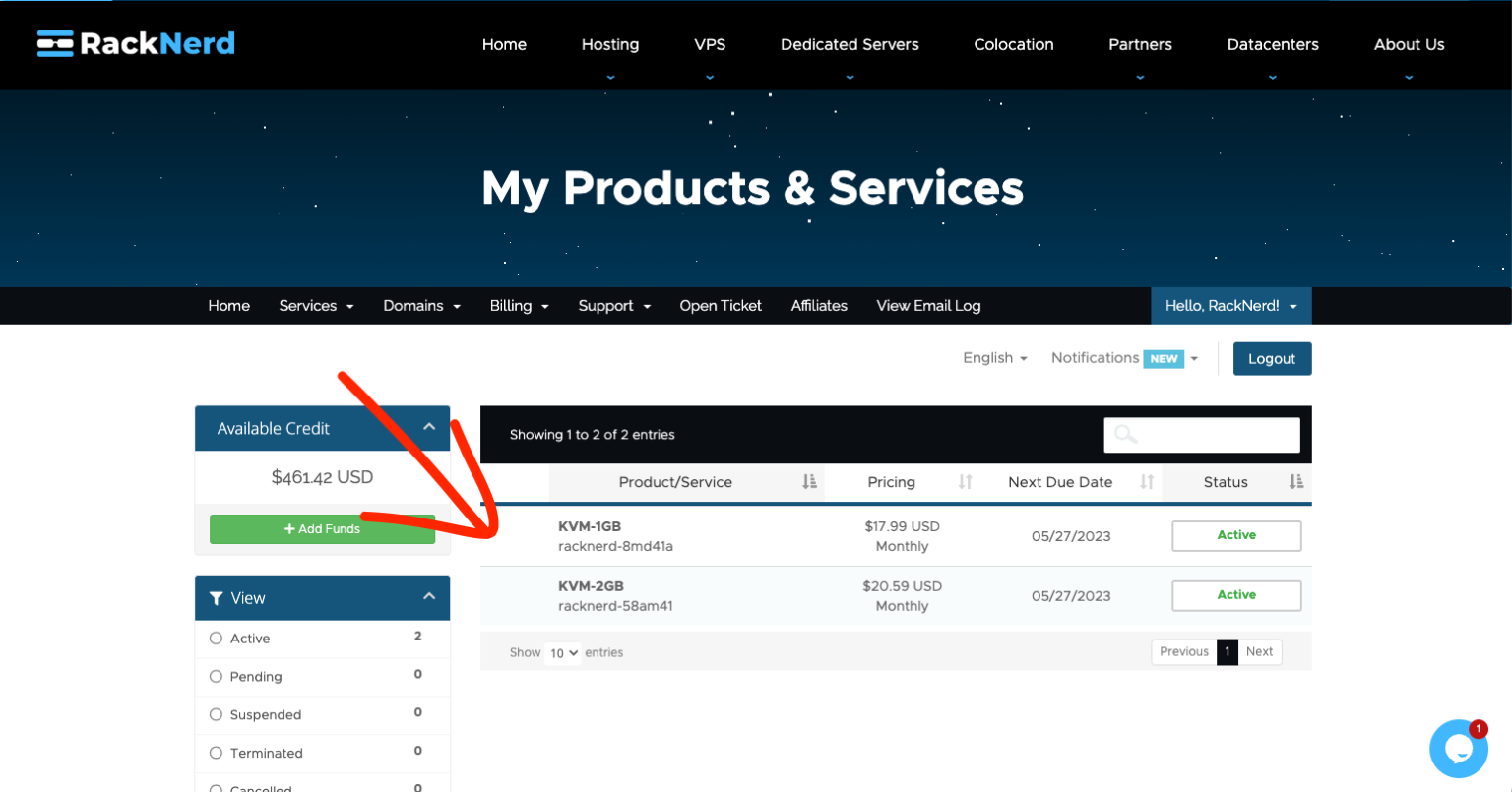 Changing Your VPS Primary IPv4 Address with RackNerd — RackNerd