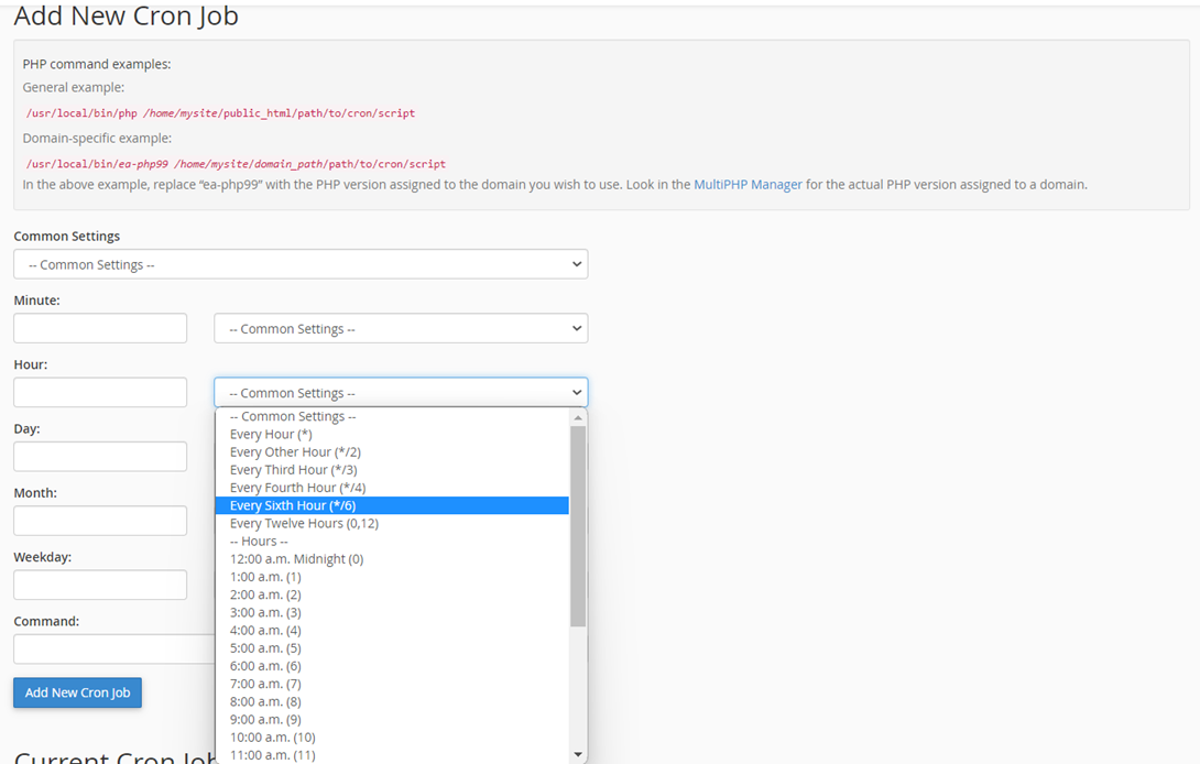 How to Setup Cron Jobs in cPanel — RackNerd