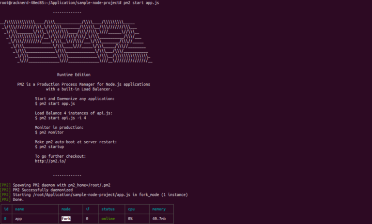 How To Deploy A Nodejs App On An Ubuntu Server — Racknerd