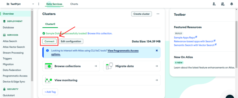 How to Set Up MongoDB in an Atlas Account — RackNerd
