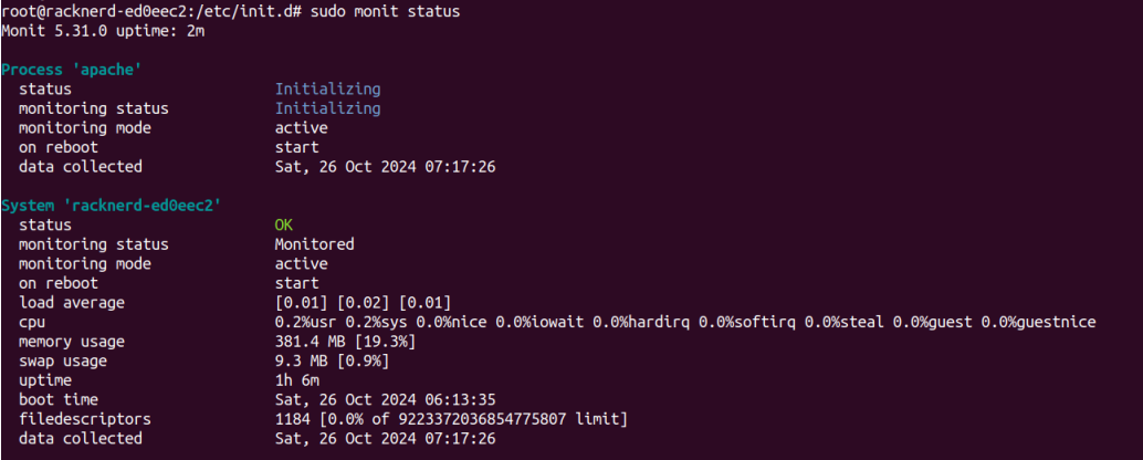 Installing and Configuring ‘Monit’ to Automate Server Monitoring and Maintenance — RackNerd