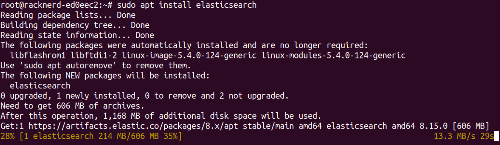 How To Install Elasticsearch On Ubuntu Server — Racknerd 4381