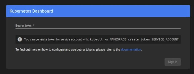 How to Install Kubernetes Dashboard (GUI) in Your Cluster — RackNerd