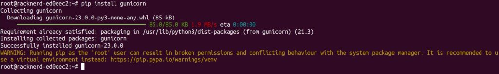 Deploying a Django Application Using Gunicorn and Nginx — RackNerd